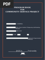 Community Service Project Report | PDF | Mosque | Community