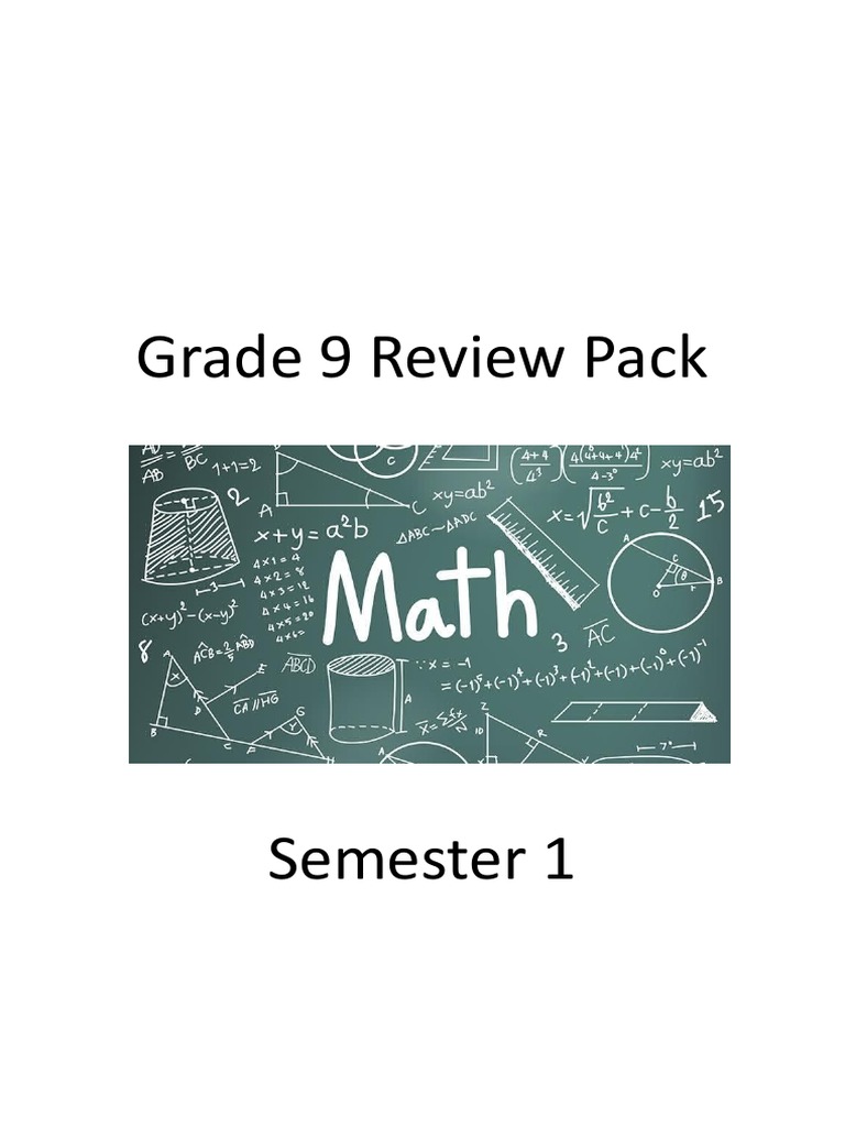 Grade 9 Math Study Guide | PDF | Interest | Significant Figures