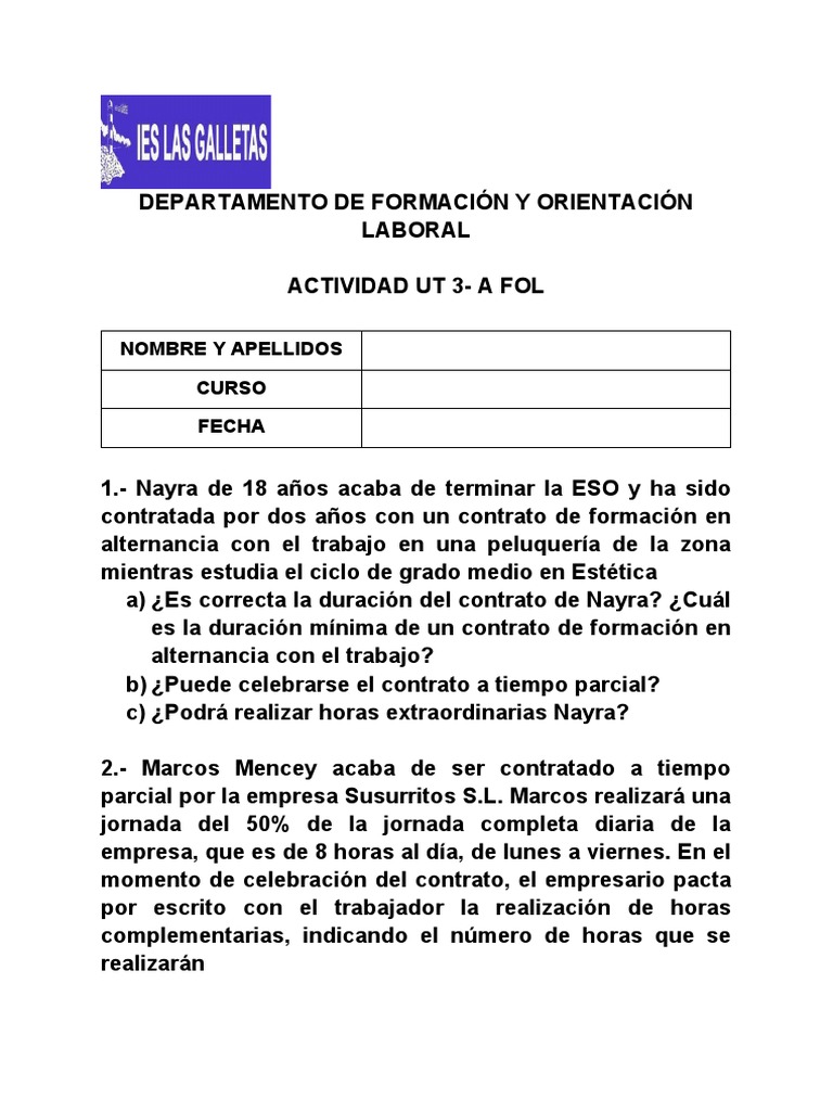 Actividad UT 3 A | PDF