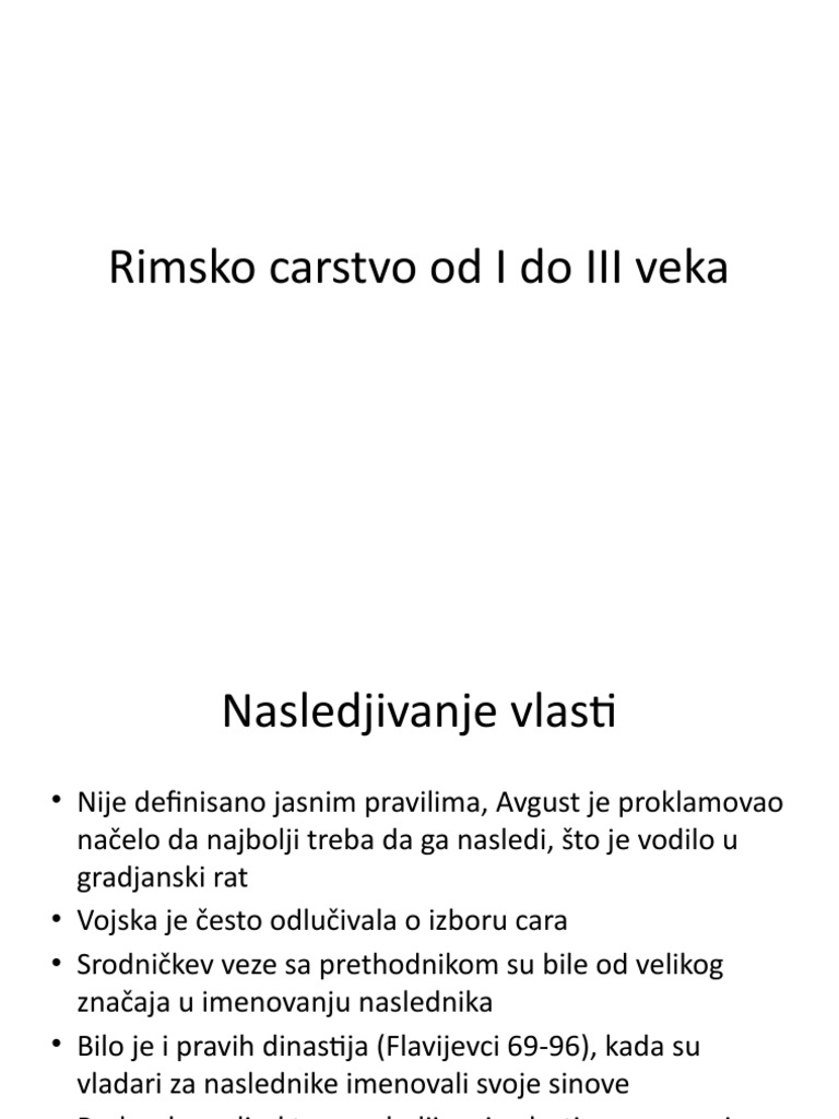 Rimsko Carstvo | PDF