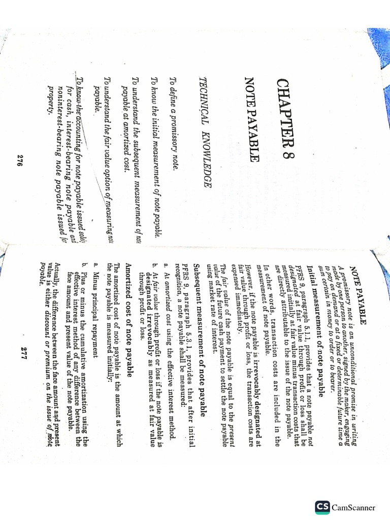 Notes Payable - Valix | PDF