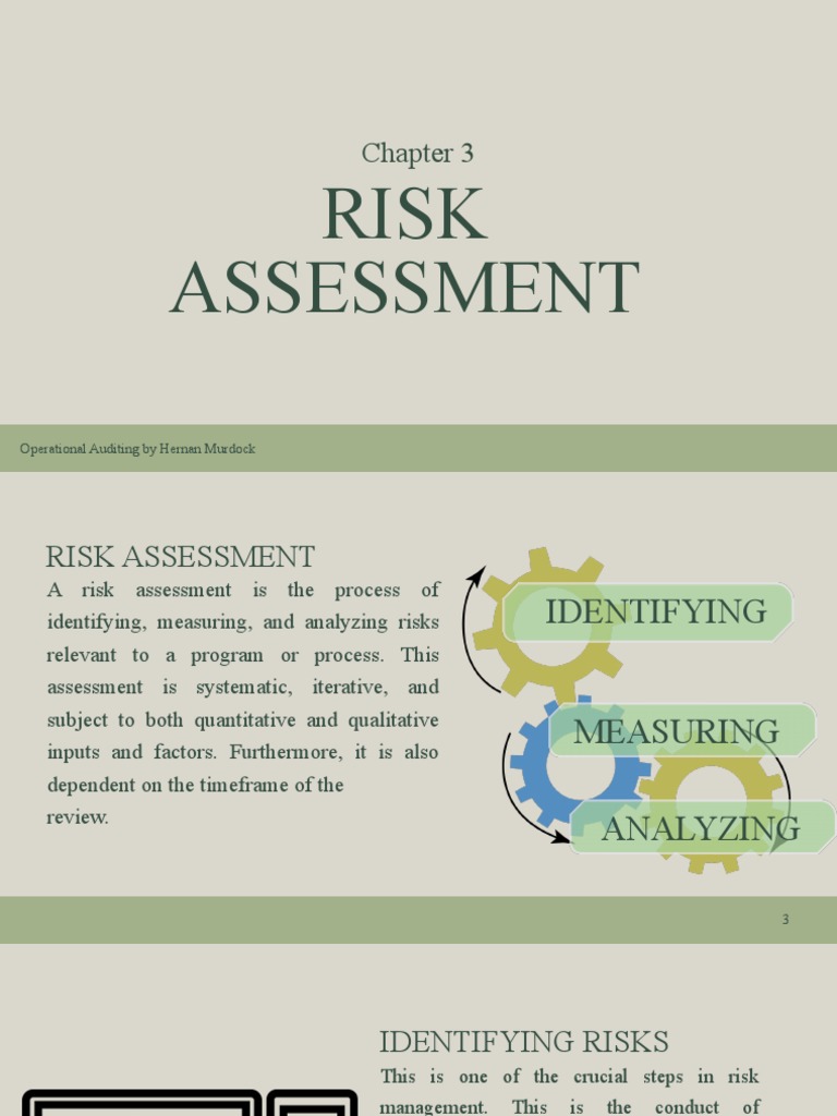 Operational Auditing Chapter 3 | PDF | Risk | Risk Assessment