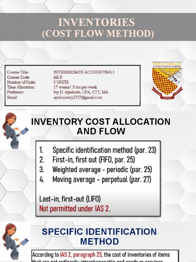 2 Ia1 Inventories Cost Flow Method | PDF