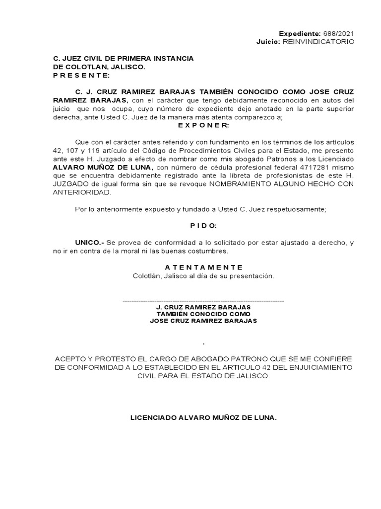 Nombramiento Civil | PDF