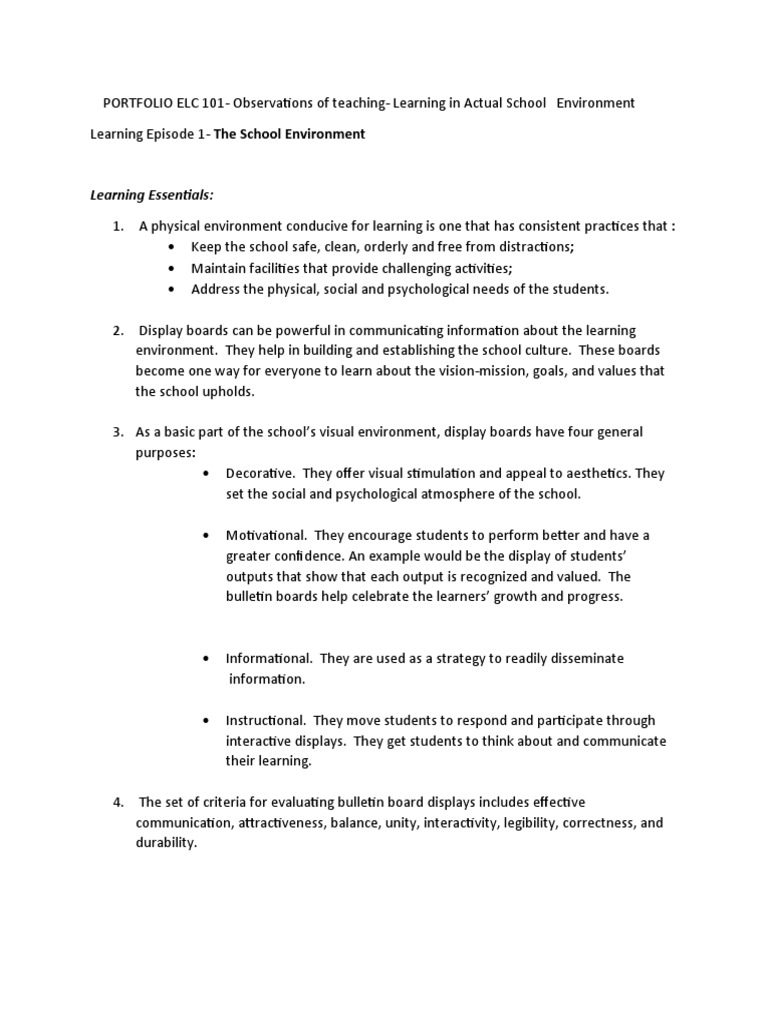 Learning Essentials | PDF | Classroom | Learning