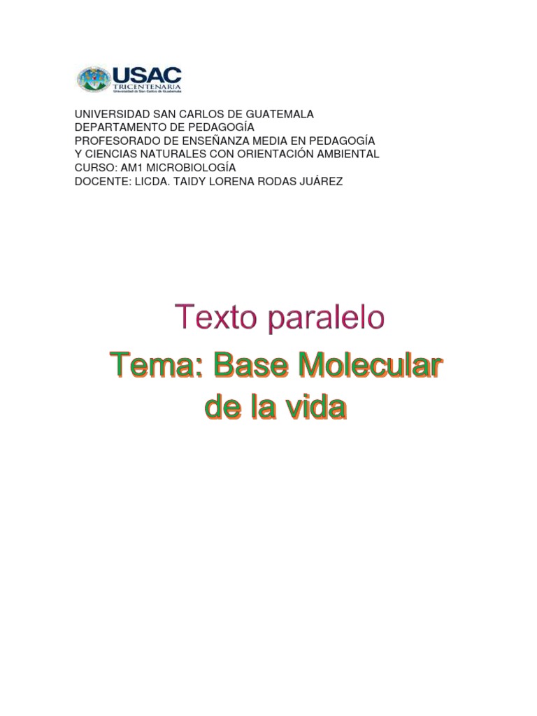 Texto Paralelo | PDF