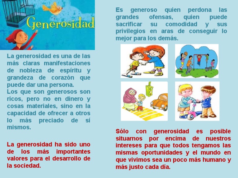 La Generosidad | PDF