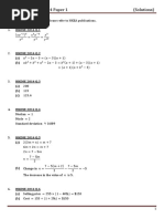 18 Hkcee Math 2007 Paper 1 Solution Only | PDF | Area | Elementary Mathematics
