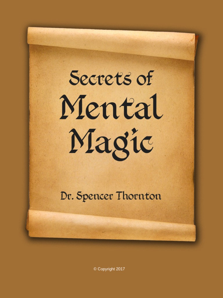 Spencer Thornton - Secrets of Mental Magic | PDF | Pulse | Arm