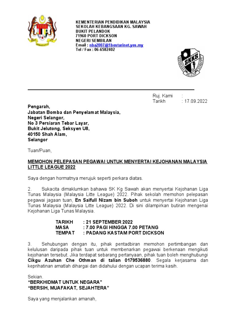 Surat Pelepasan Edit | PDF