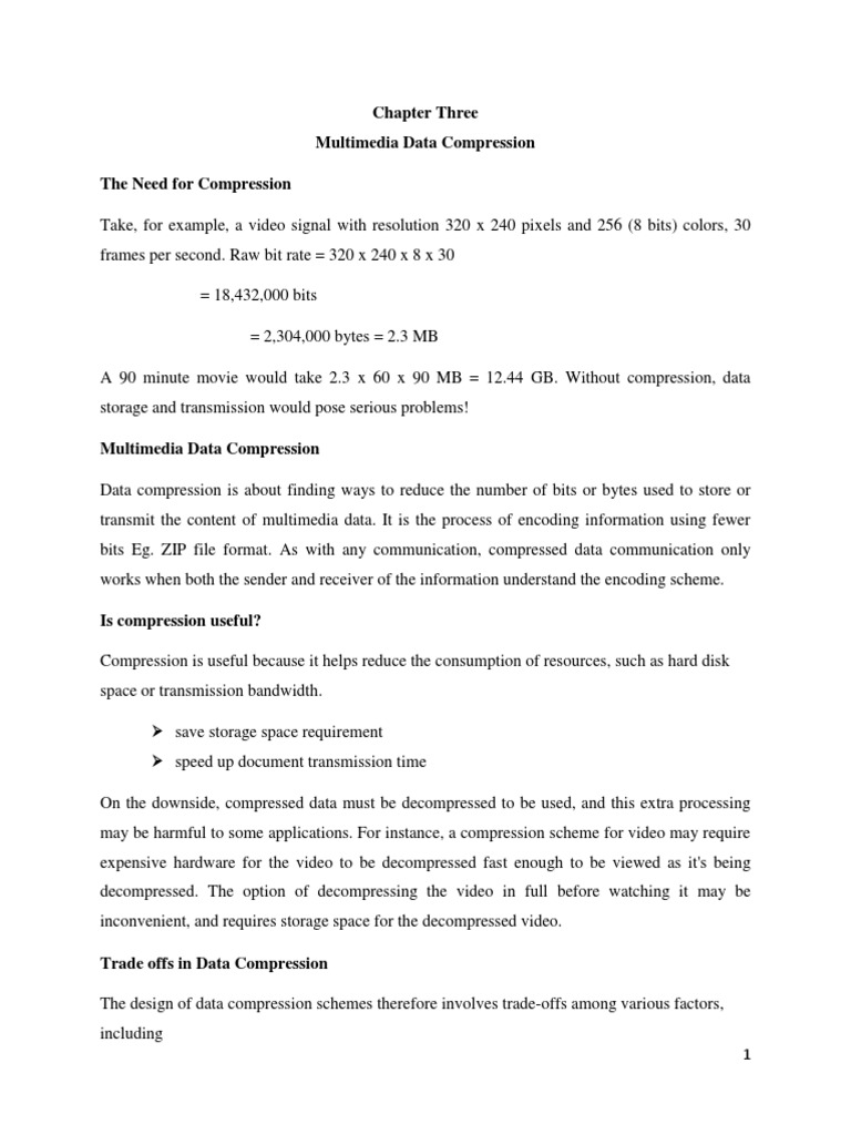 Chapter 3 Multimedia Data Compression | PDF | Data Compression | Code