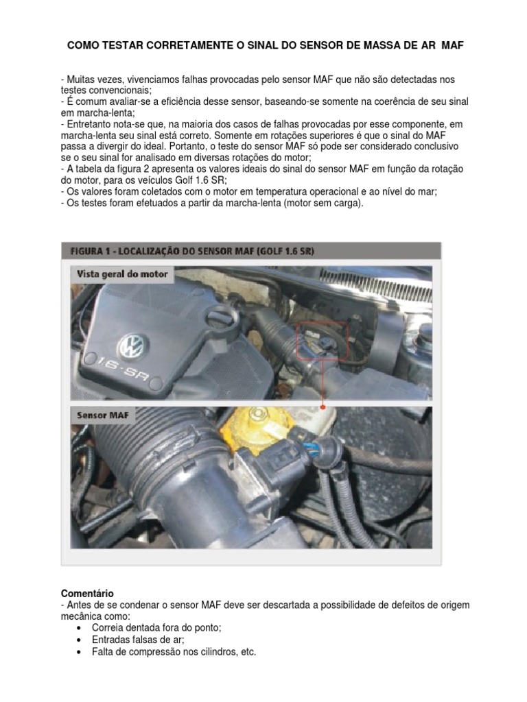 Sensor Maf | PDF