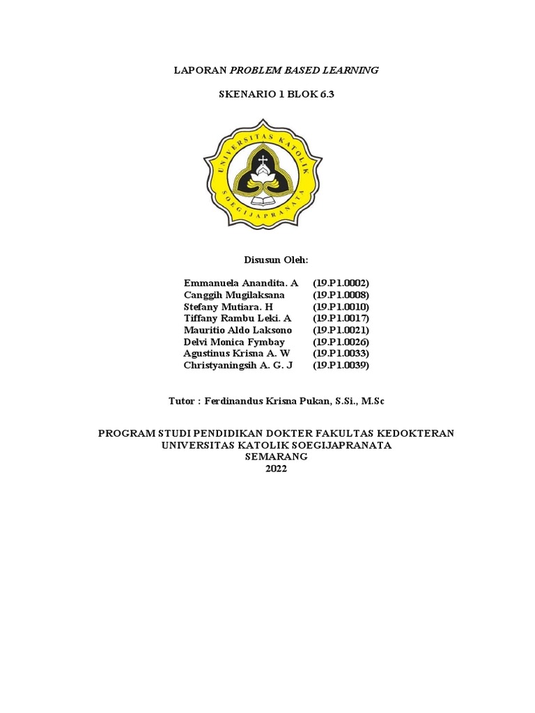 LAPORAN PROBLEM BASED LEARNING 6.1 sk3 | PDF