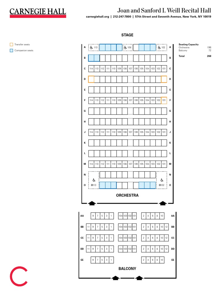 Weill Seating Chart | PDF