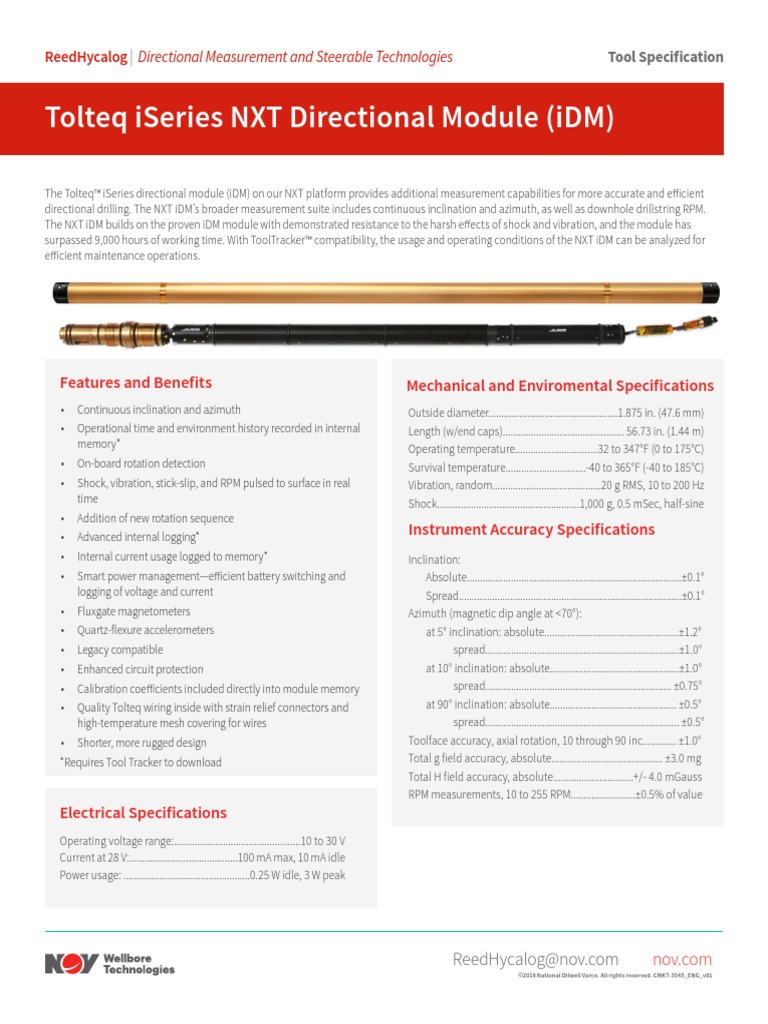 Tolteq Iseries NXT Directional Module | PDF | Magnetometer | Physical Quantities