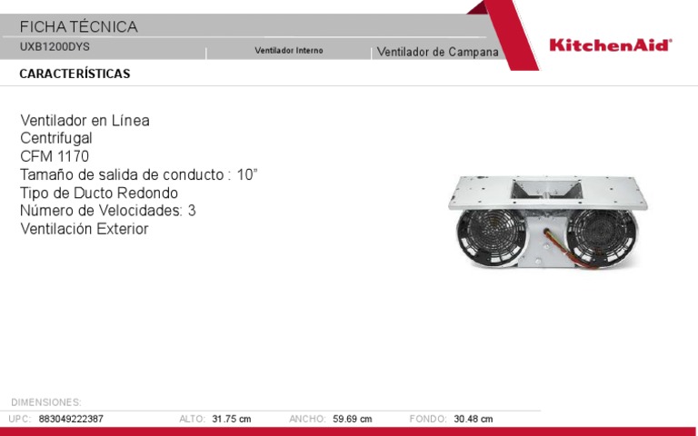 Ventilador Centrifugal UXB1200DYS | PDF | Hogar, jardinería y bricolaje ...