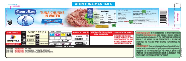 Tuna Man Medium en Gua 170g - v1 - CFD | PDF