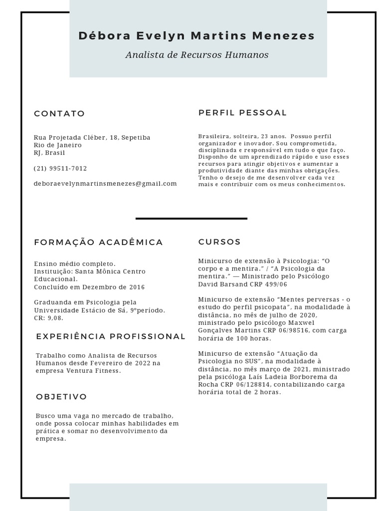 Currículo 2022 | PDF