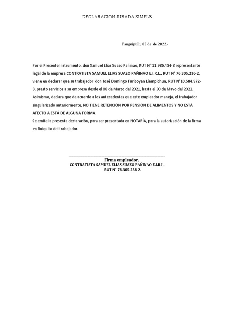 Certificado de Deuda | PDF