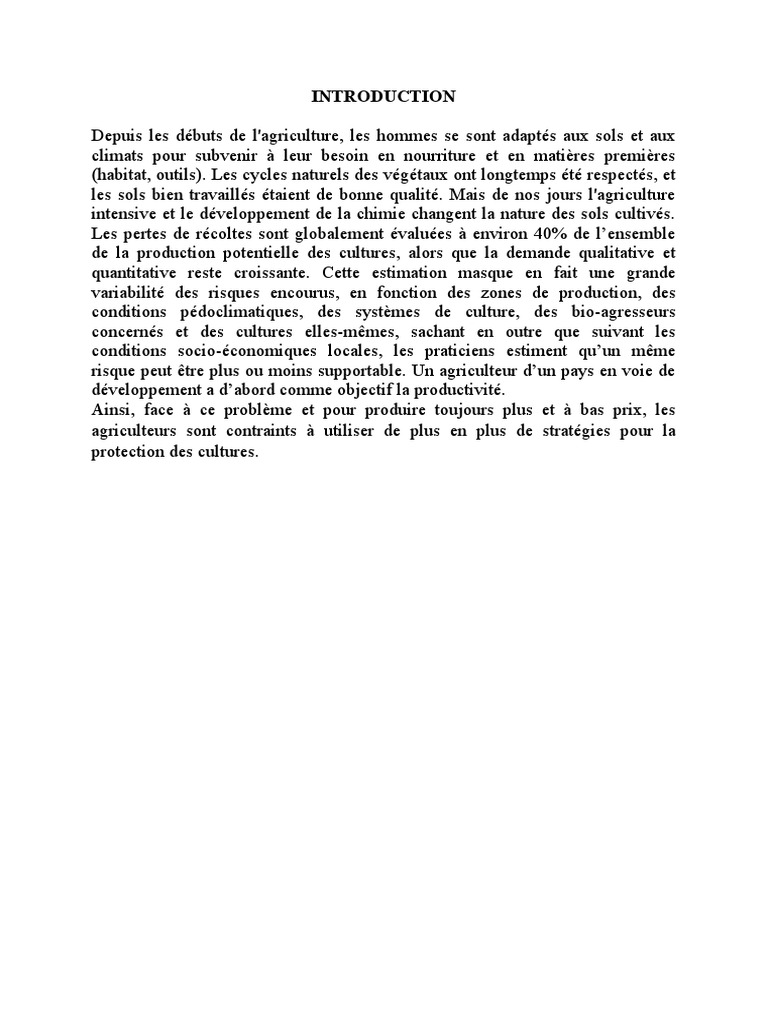 Stratégies de Protection des Cultures | PDF | Lutte biologique ...