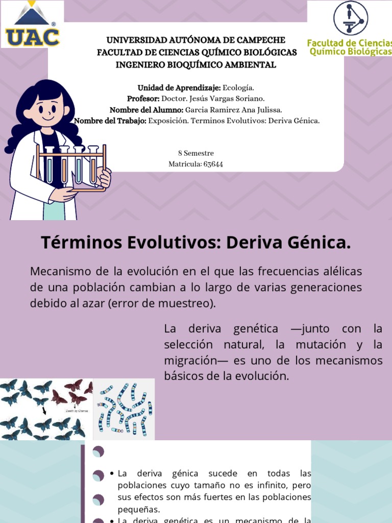 Deriva Genica | PDF | Evolución | Gene