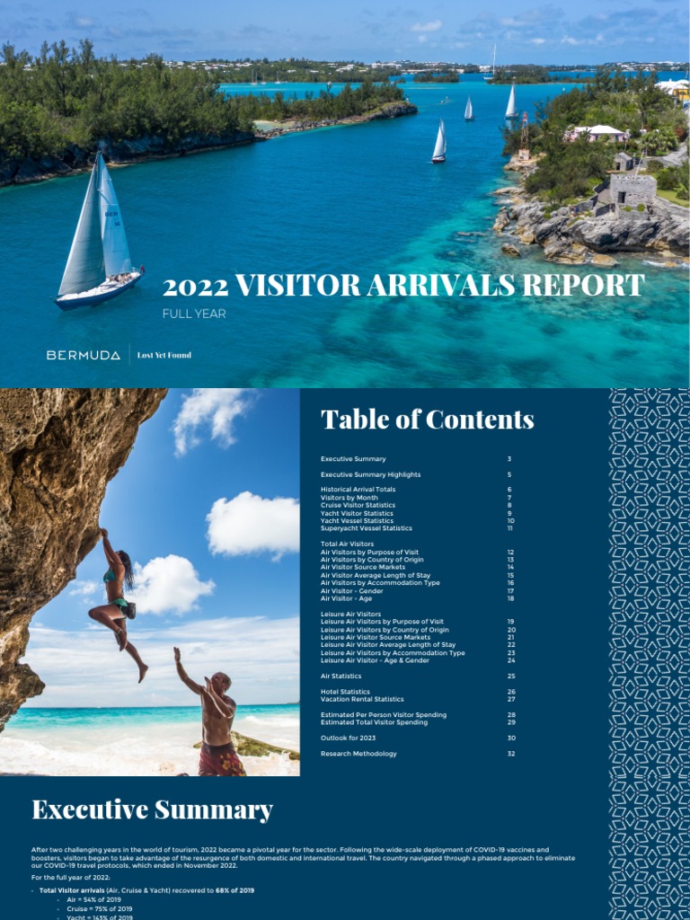 Year End 2022 Tourism Measures1 0 | PDF | Tourism | Bermuda