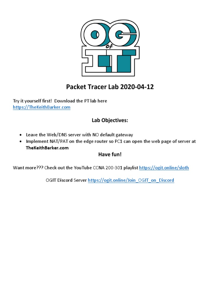 OGIT-2020-04-10 PT Lab | PDF | Computers