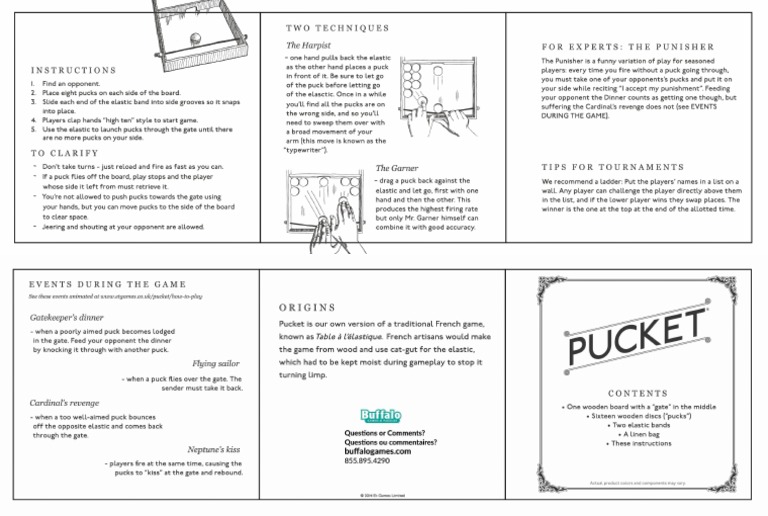 Pucket Instructions | PDF