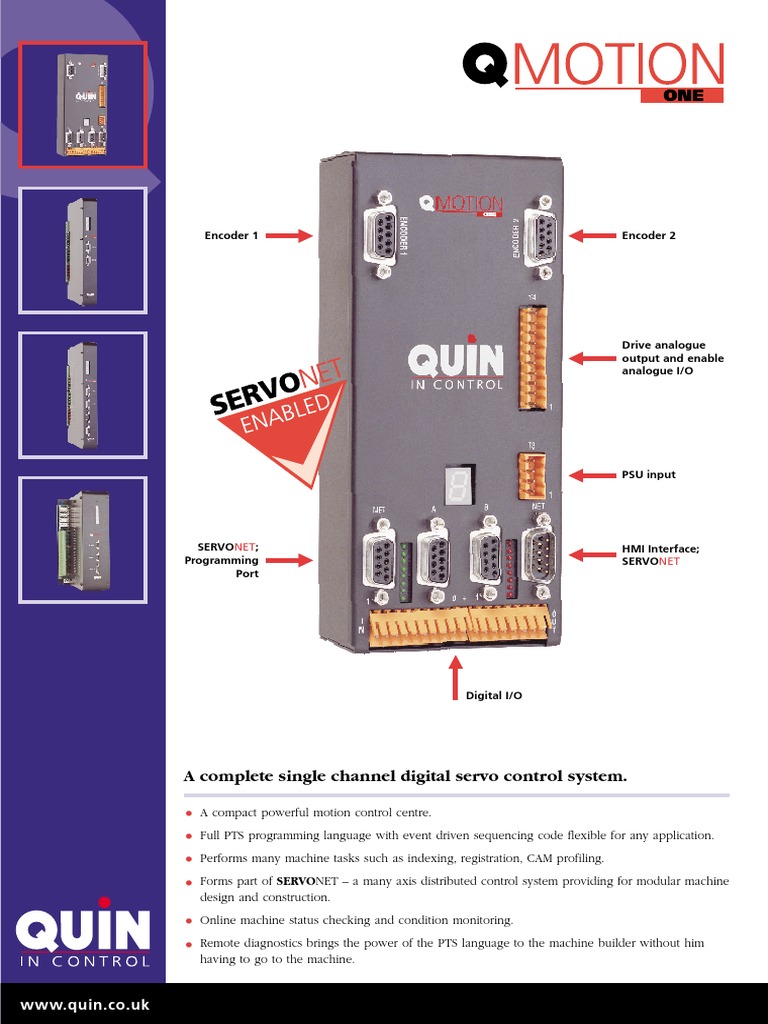 QMotion 1 | PDF | Input/Output | Machines