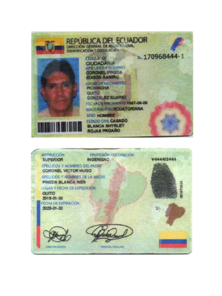 Ci Coronel Pineda Edison Ramiro | PDF