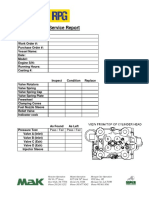 Technical Report Checklist - MARINE ENGINES | PDF | Leak | Switch