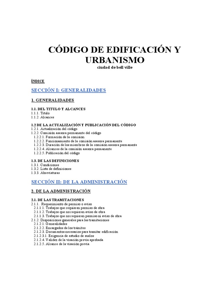 Codigo Edificacion Urbanismo Ord 1866-2014 | PDF | Ingenieria Eléctrica | Tubería (transporte de ...
