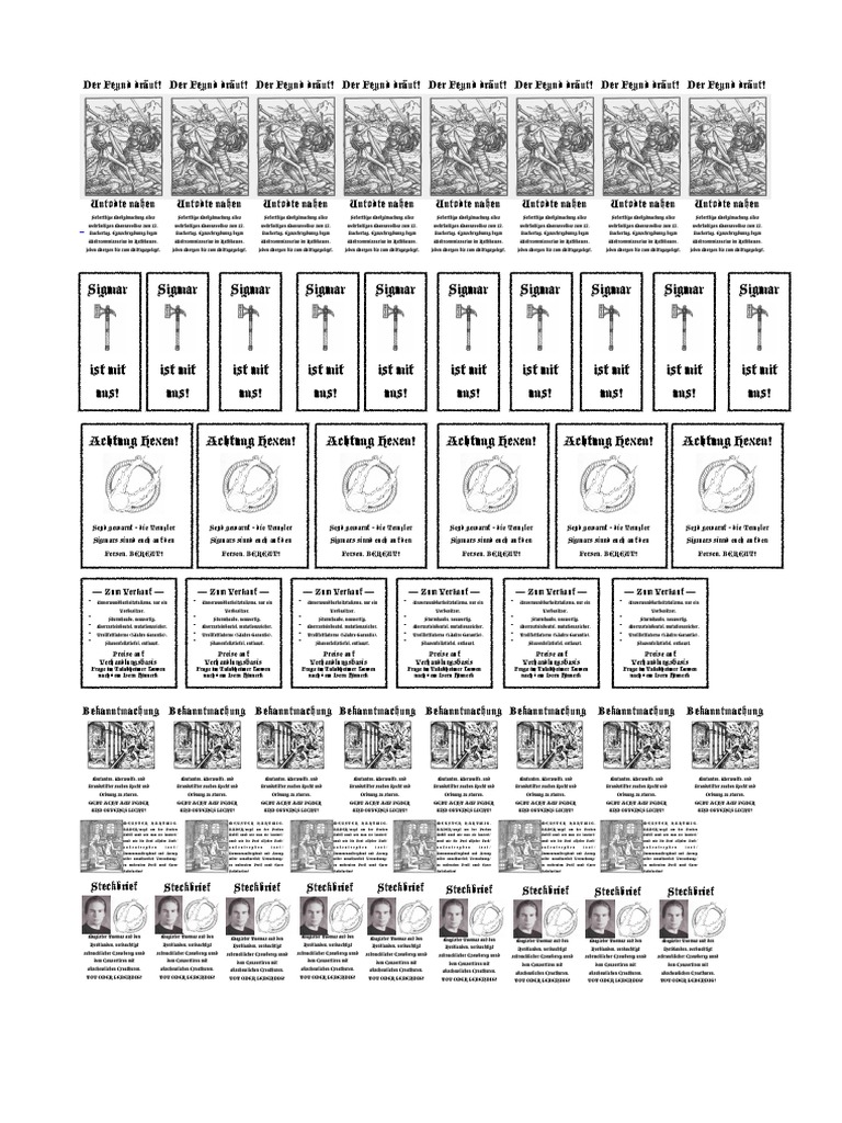 Mordheim Posters 1 | PDF