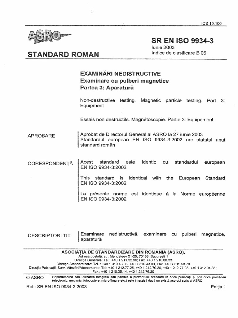 SR en Iso 9934-3 PM | PDF