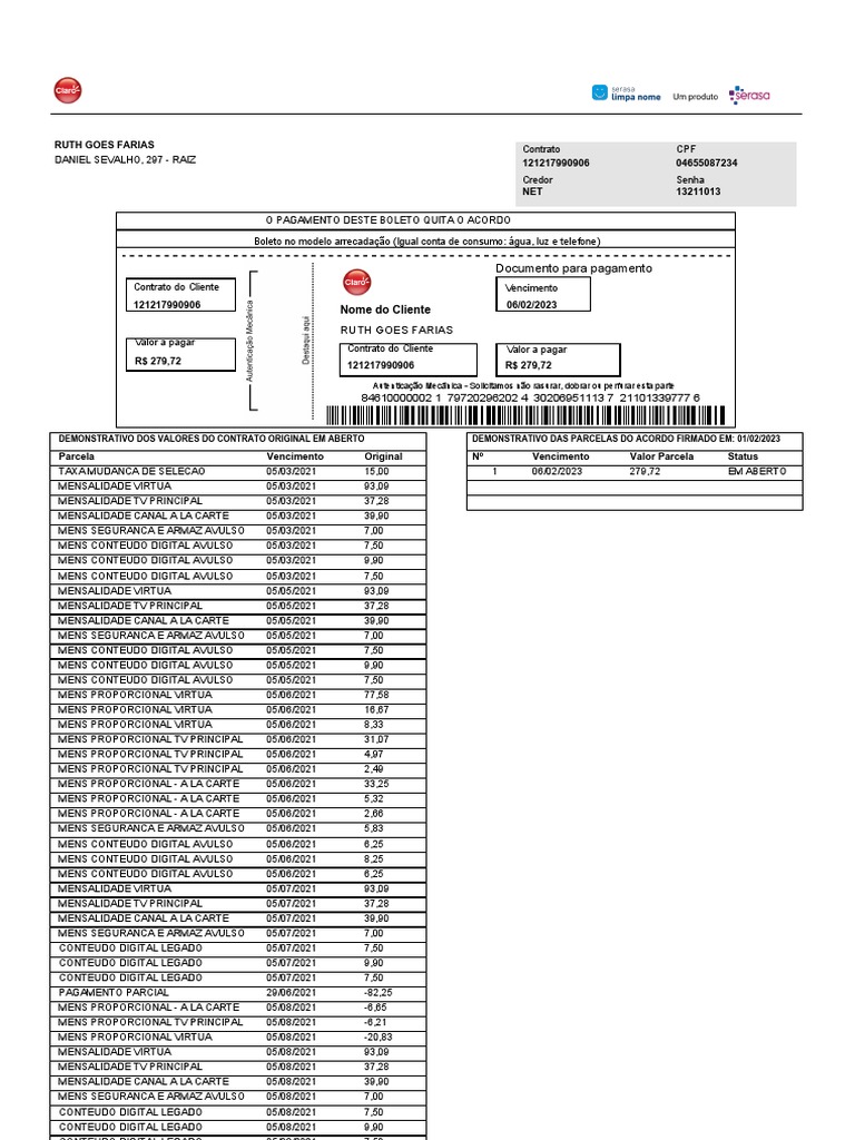 Boleto Net | PDF | Dinheiro