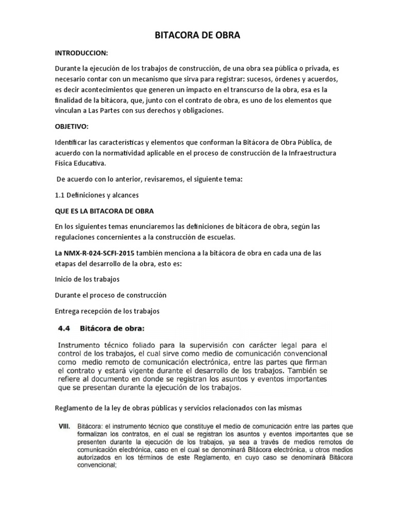 Bitacora de Obra | Descargar gratis PDF | Blog | Hormigón