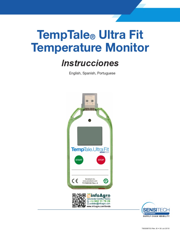 Temptale Ultra Fit Instrucciones Guia Configuracion | PDF | Monitor de ...