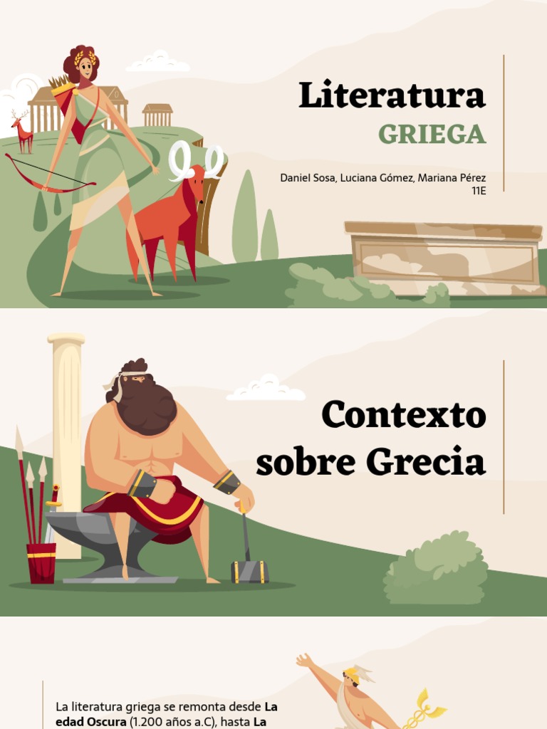 Literatura Griega | PDF | Antigua Grecia | guerra troyana