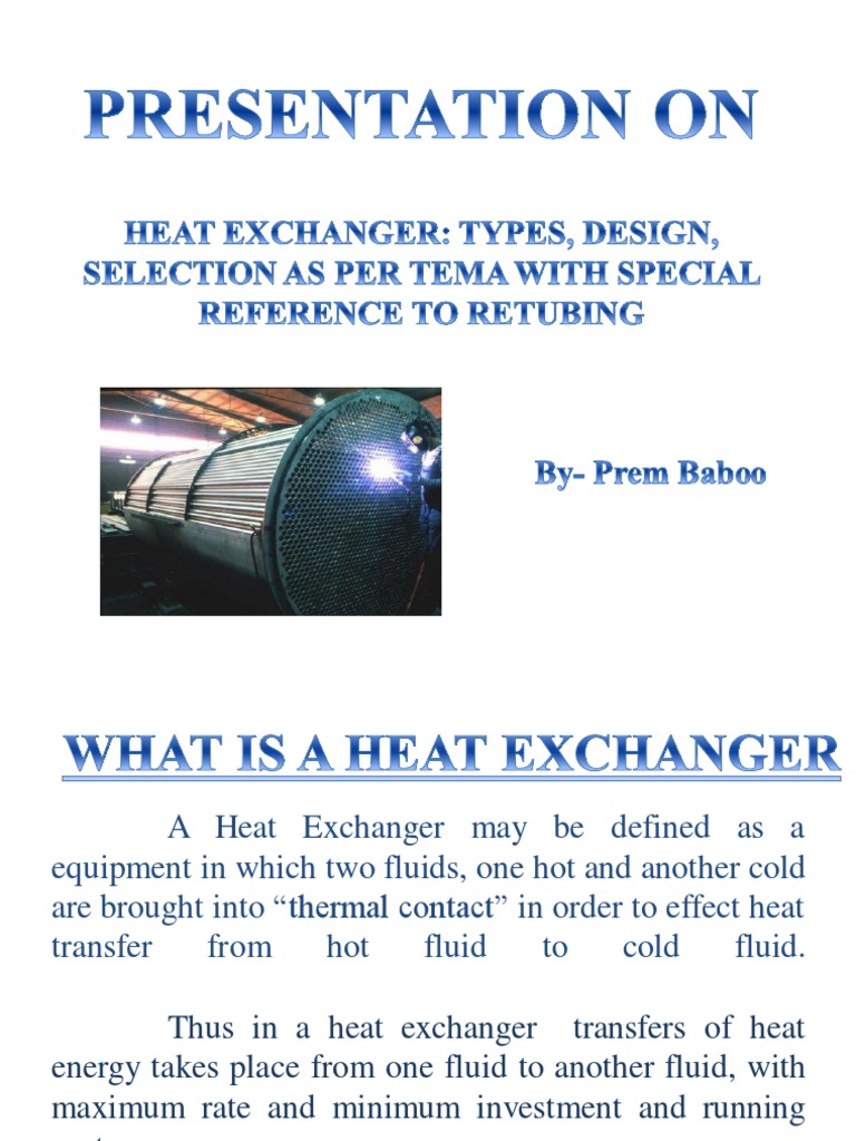 Heat Exchanger Basics | PDF | Heat Exchanger | Heat Transfer