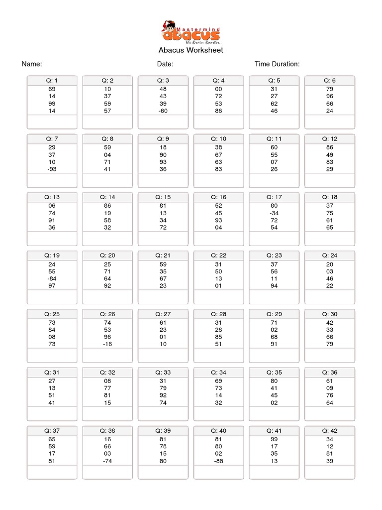 Addition Subtraction 200 | PDF