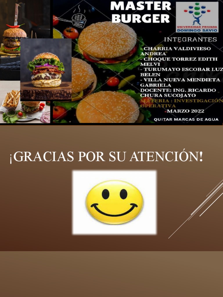 Master Burger | PDF