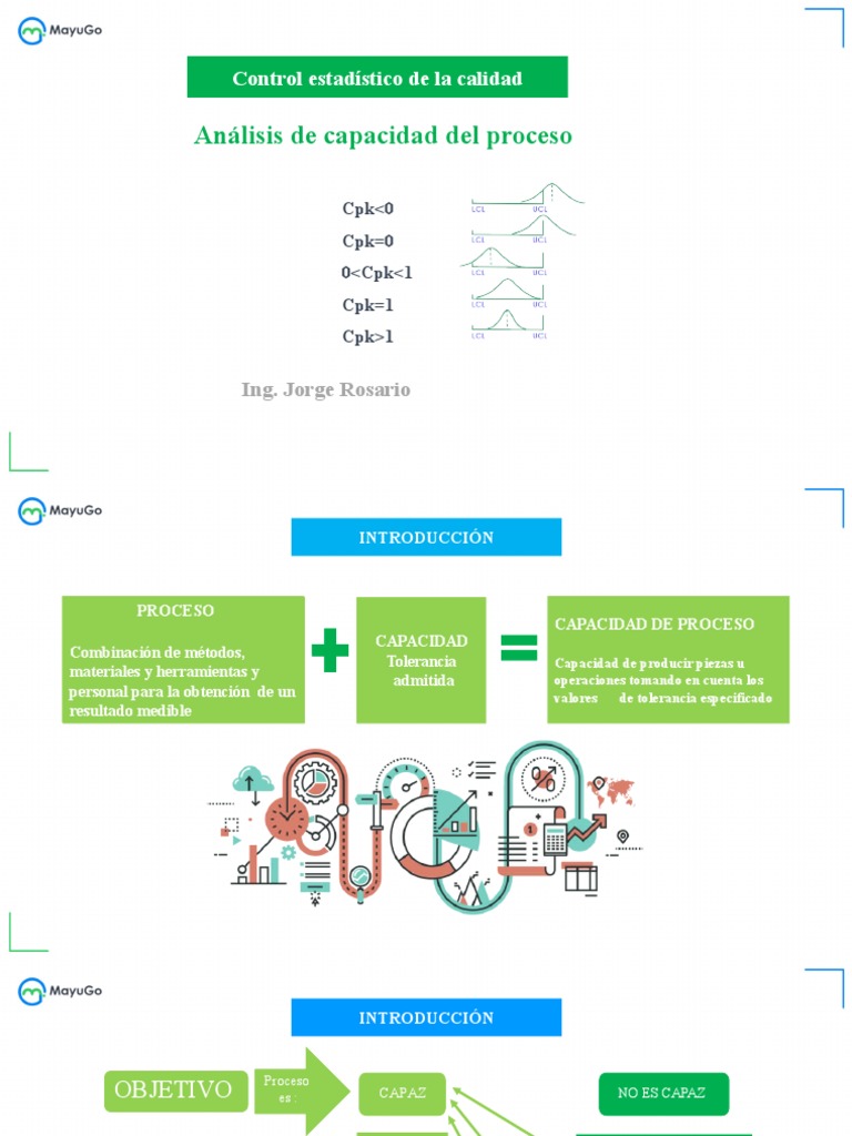 Sesión 1 - Análisis de Capacidad Del Proceso | PDF