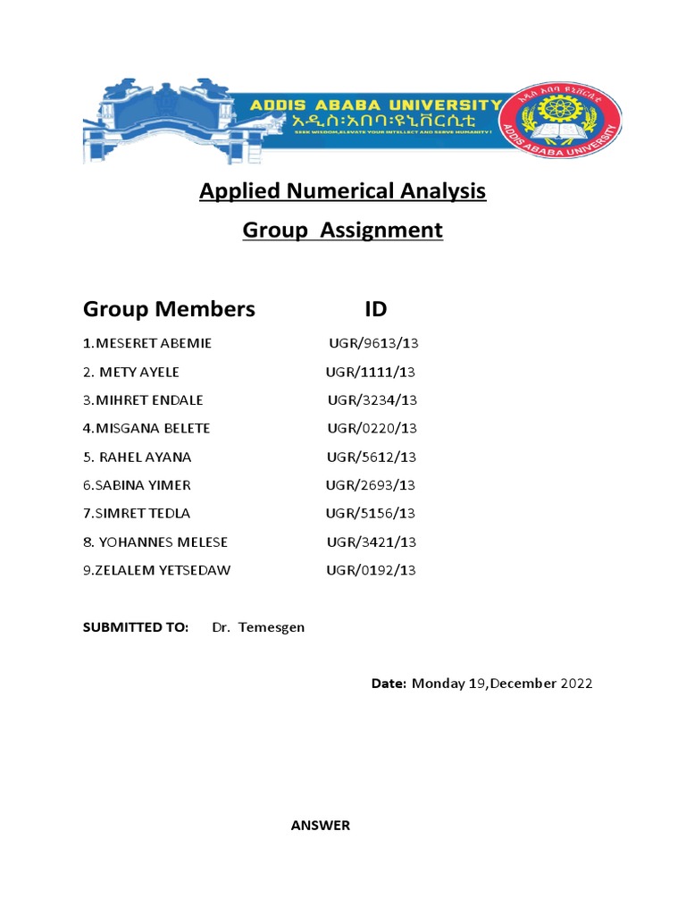 Applied Numerical Analysis | PDF | Numerical Analysis | Mathematical ... Applied Numerical Analysis | PDF | Numerical Analysis | Mathematical ...
