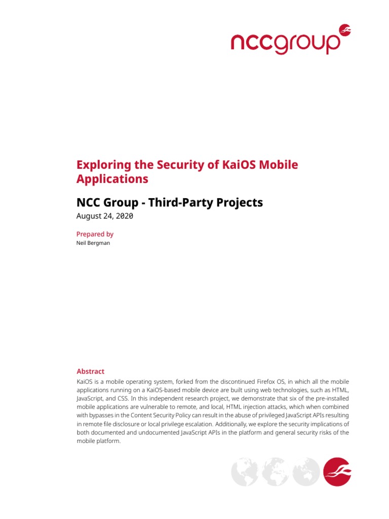 KaiOS Whitepaper 1.3 | PDF | Java Script | Mobile App