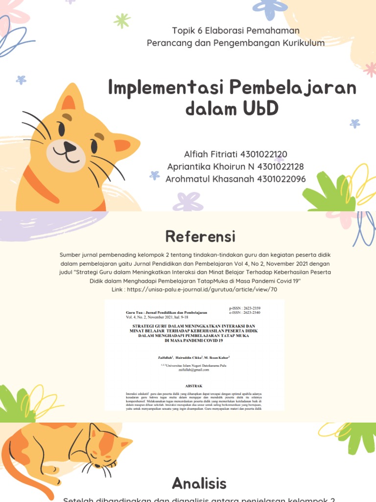 Topik 6. Elaborasi Pemahaman (Implementasi Pembelajaran Dalam UbD) | PDF