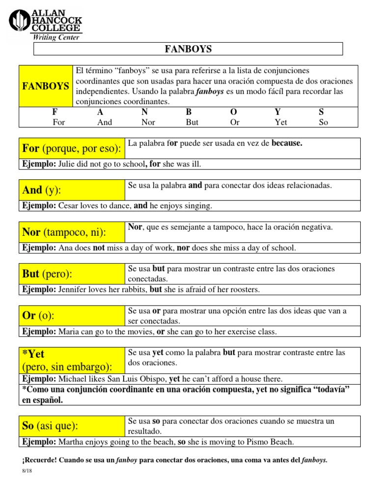SPANISH Fanboys en Espanol | PDF