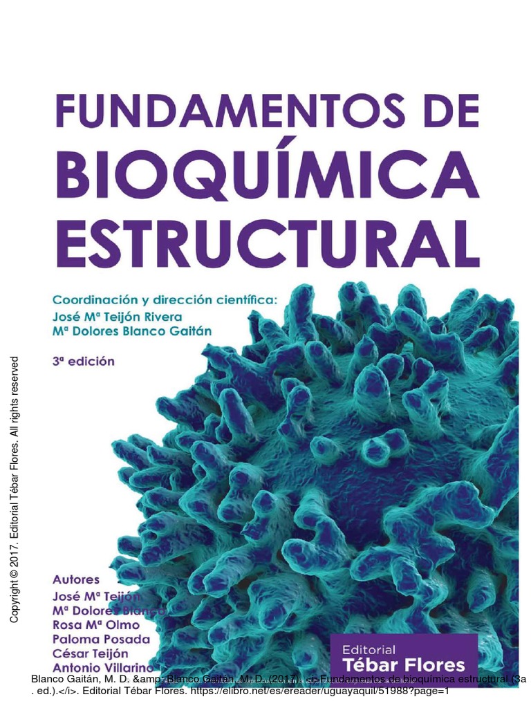 Fundamentos de Bioquímica Estructural-Editorial Tebar Flores - Compressed | PDF