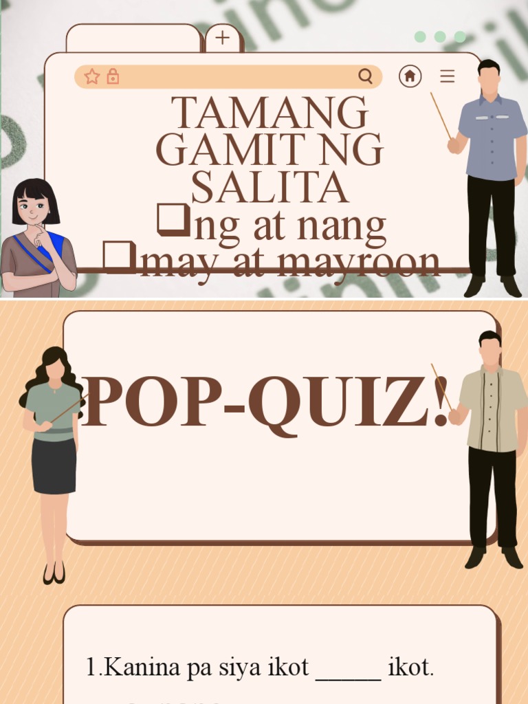 TAMANG GAMIT NG SALITA Final | PDF