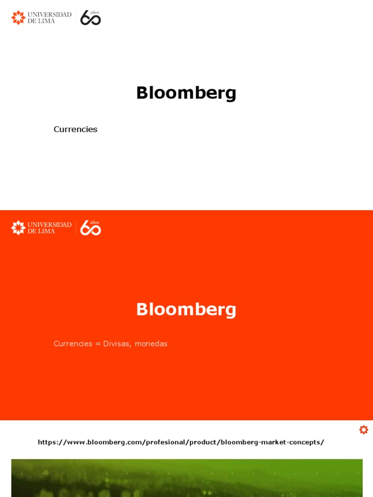 Sesion 4 Bloomberg Currencies | PDF