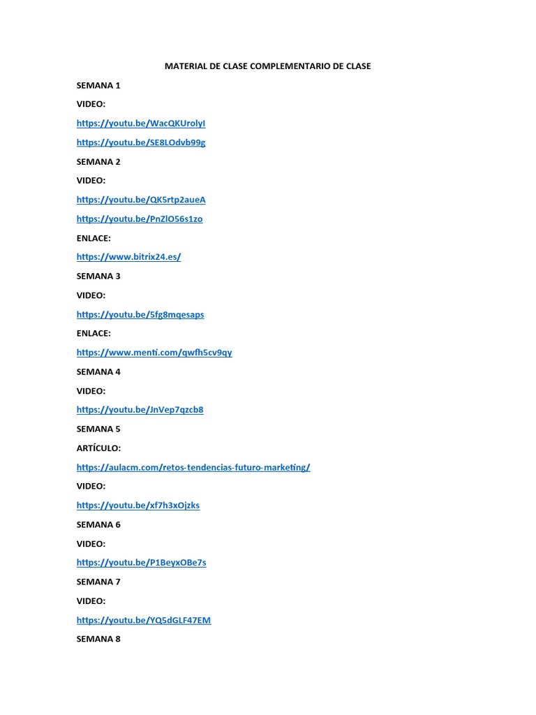 Material Complementario de Clase 2 | PDF